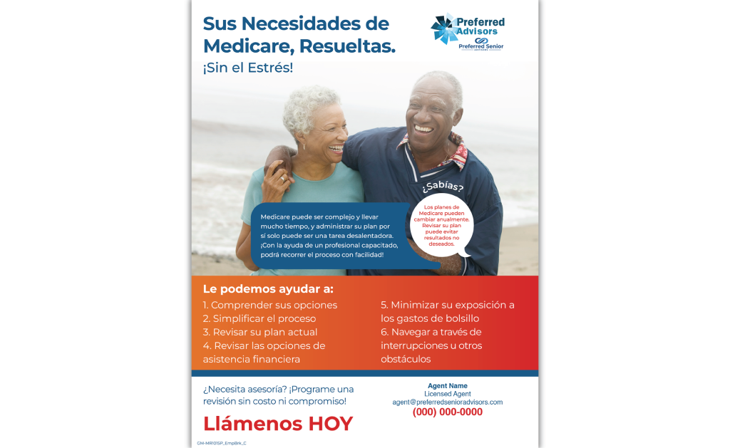 Medicare General Flyer Spanish - Preferred Senior Advisors